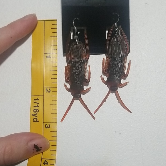 Dolls Kill | Jewelry | Creepy Halloween Punk Cockroach Earrings | Poshmark